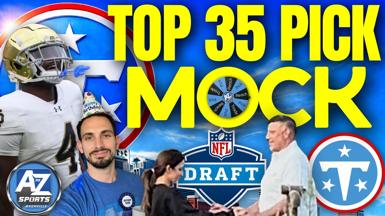 LIVE Titans Mock Draft: Full first round through pick 35 decided by the ...