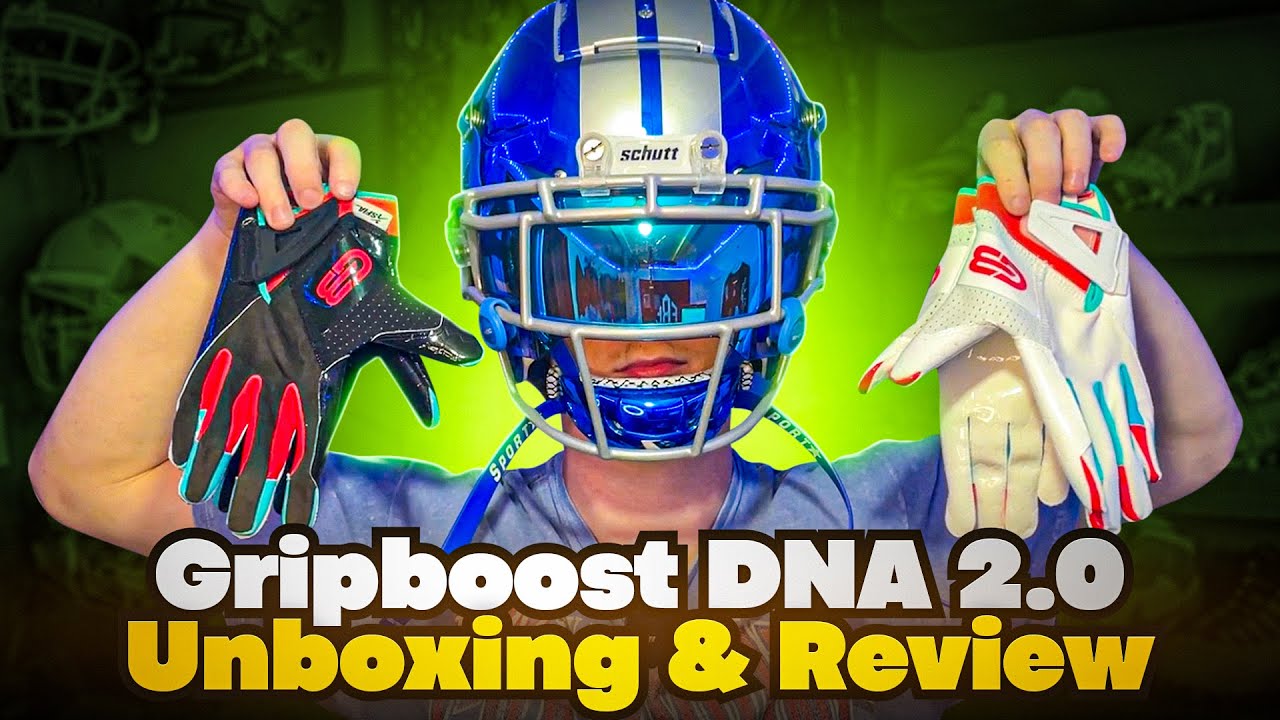 GripBoost's Stickiest Gloves Yet?? GB DNA 2.0 Receiver Gloves - YouTube