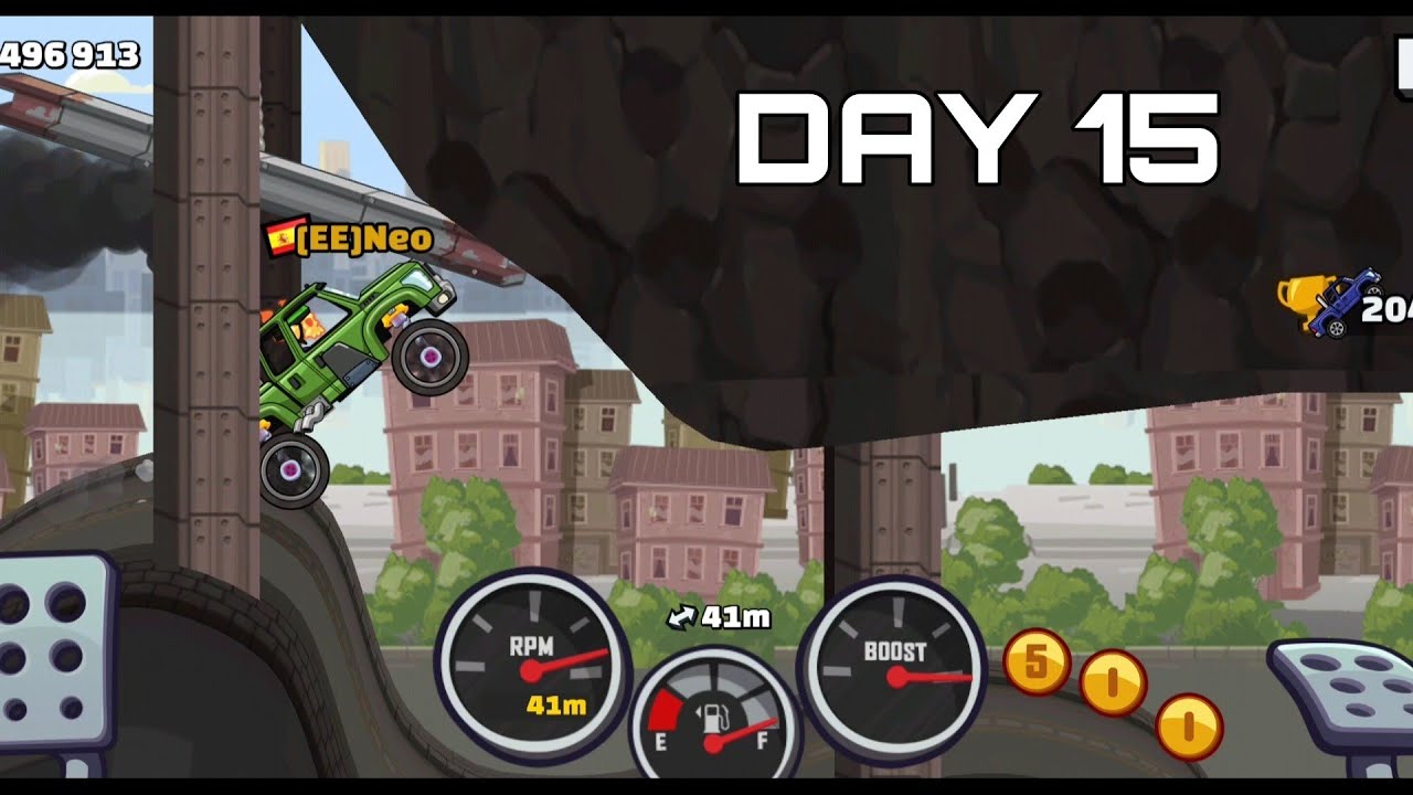 2157m in Intense City! - DAY 15 - Hcr2 Adventurers Tournament - Hill ...