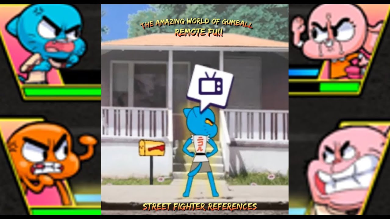 The Amazing World of Gumball: Remote Fu (Street Fighter references ...