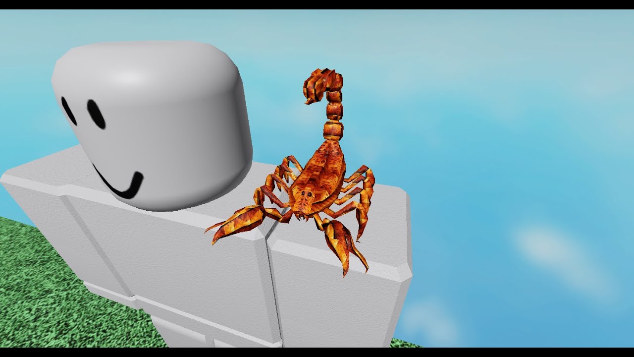 Roblox Large Orange Red Scorpion Shoulder Pet - YouTube