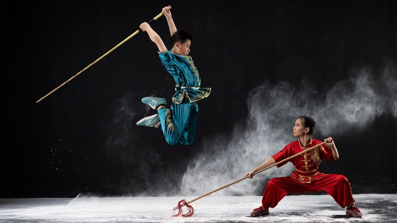 Wushu Martial Arts Morning Stretching Exercise | Wushu Weapon Mastery ...