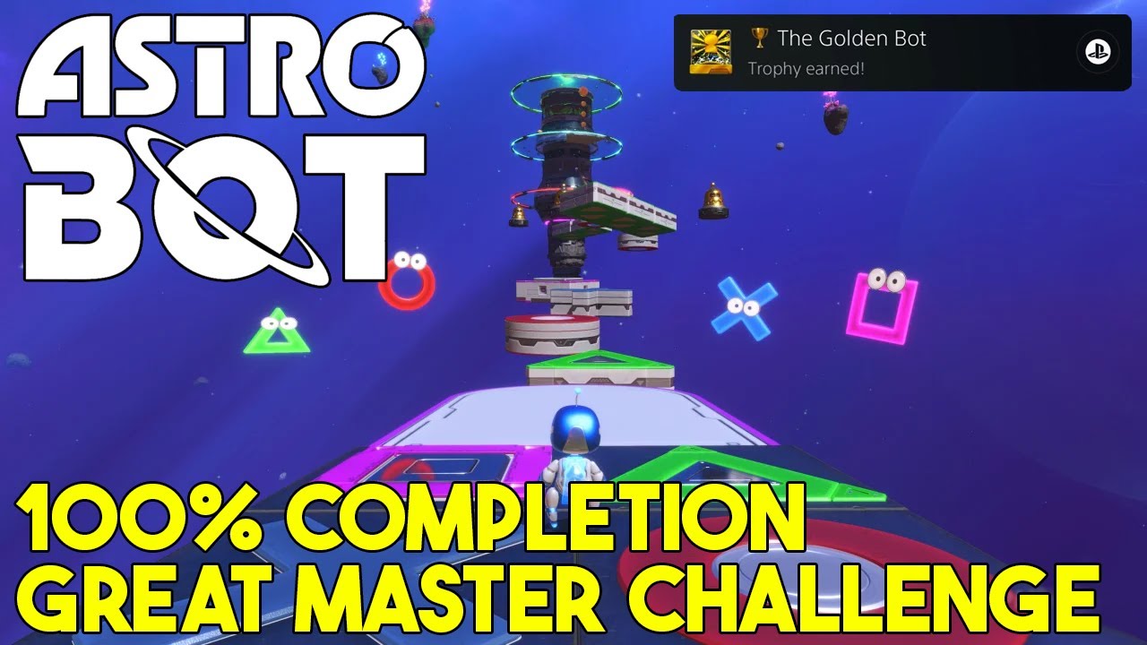 Astro Bot - Great Master Challenge - 100% Walkthrough - The Golden Bot ...