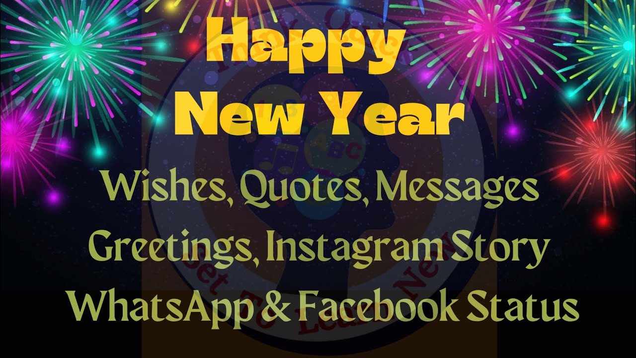 The Best New Year Wishes, Quotes, Messages,Status, Greetings for ...