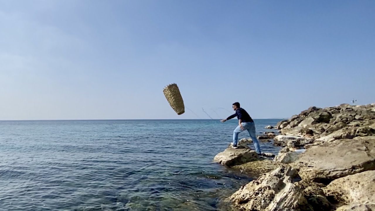 Come pescare con la NASSA - Pesca con la Nassa fatta in casa - YouTube