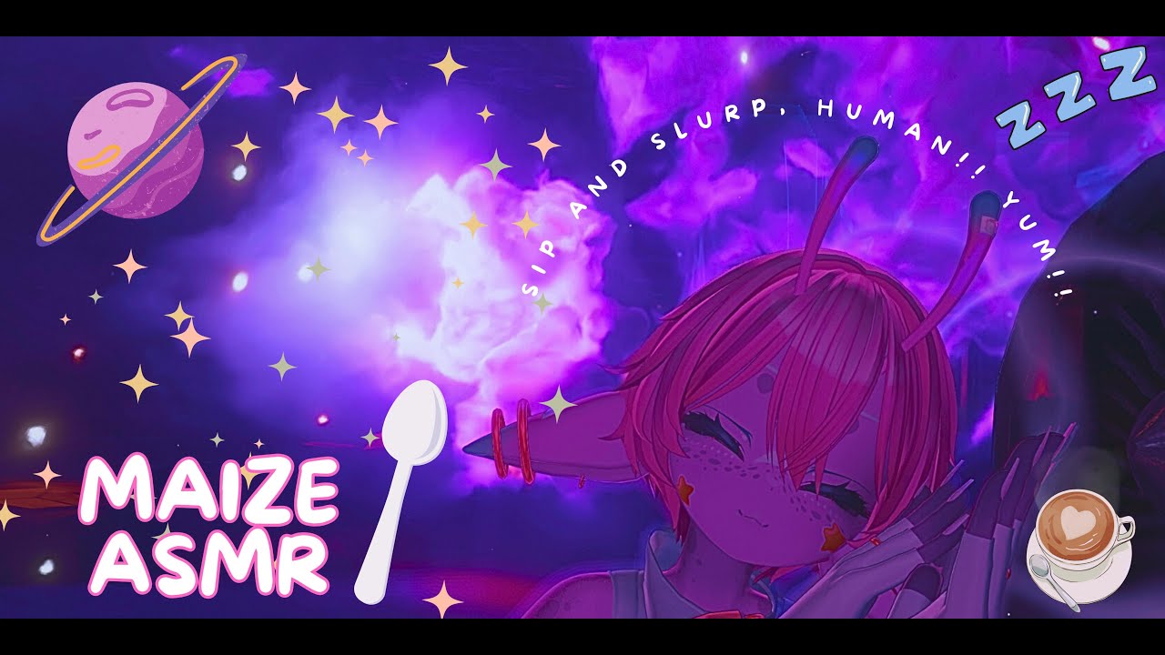 Alien Cafe Hot Beverage Making with Maize | VRChat ASMR cosy, ambience ...