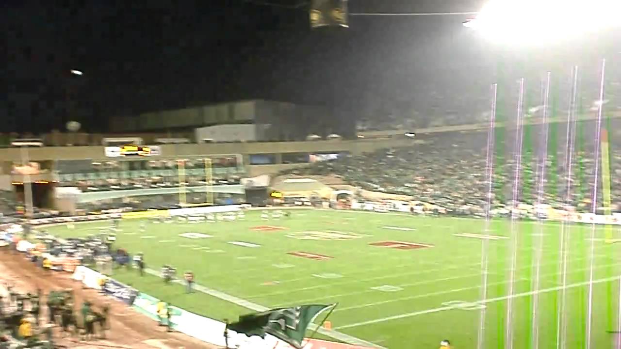 What 50000+ Saskatchewan Roughriders fans looks like - YouTube