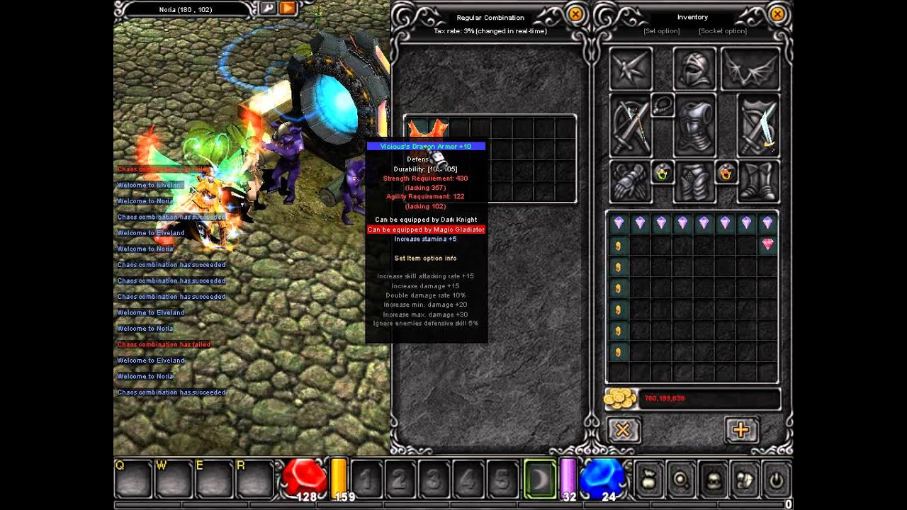 Vicious Armor +10 Sucess - YouTube