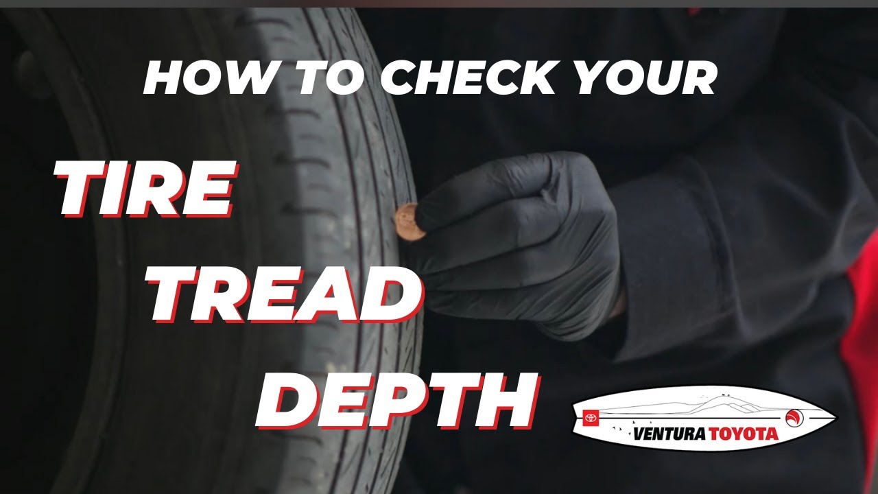 How to Check Your Tire's Tread - FROM A CAR SERVICE TECHNICIAN - YouTube