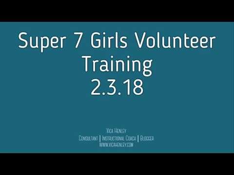 Super 7 Girls Volunteer Training Snippet:  Classroom Managment