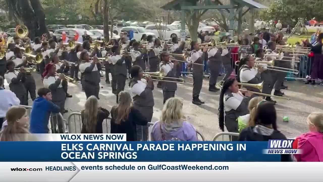 Elks Carnival Parade rolls through Ocean Springs - YouTube