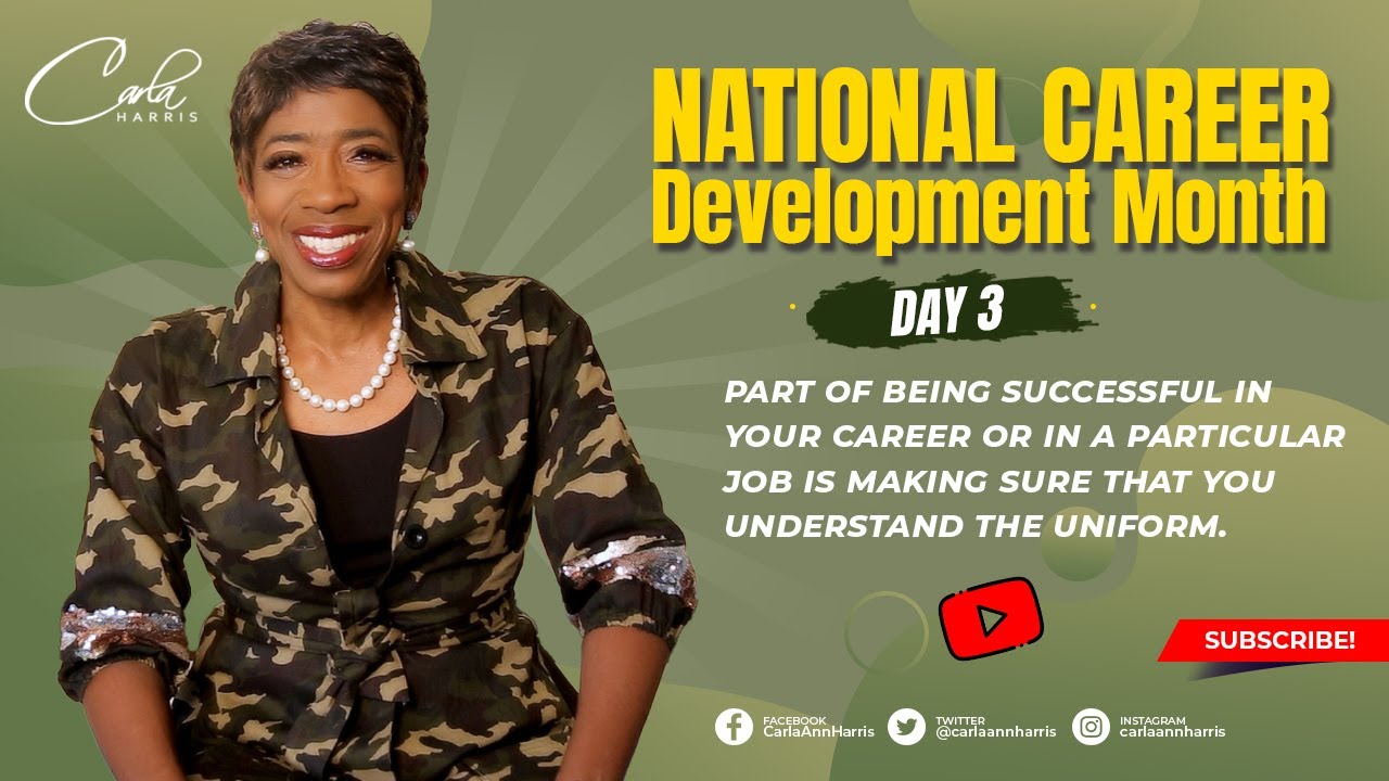 Day 3: National Career Development Month - YouTube