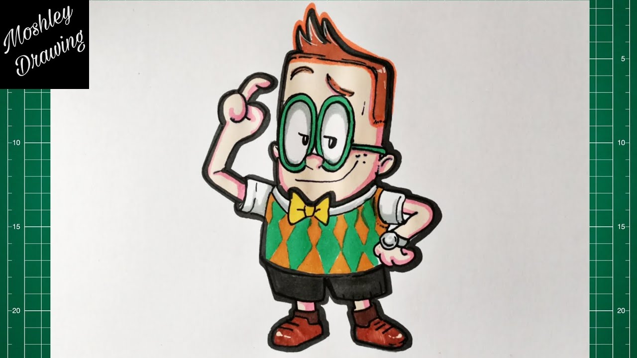 How to Draw Melvin Sneedly - Captain Underpants - YouTube