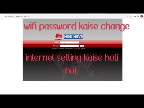 HUAWEI HG8145V5 #wifi #configuracion #internet #wifi password change ...