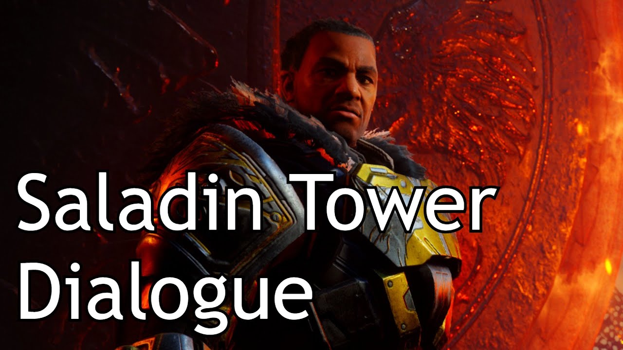 Destiny 2 - Lord Saladin Dialogue - YouTube