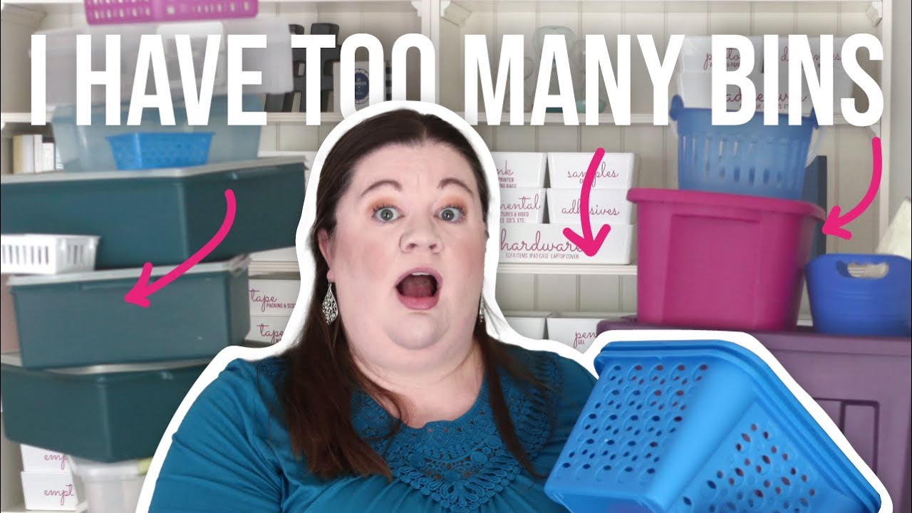 How to Declutter Your Bins and Containers - YouTube