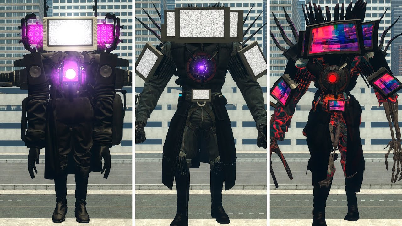 EVOLUTION OF TITAN TV MAN | NEW UPGRADED BROKEN TITAN TV MAN In Garry's ...