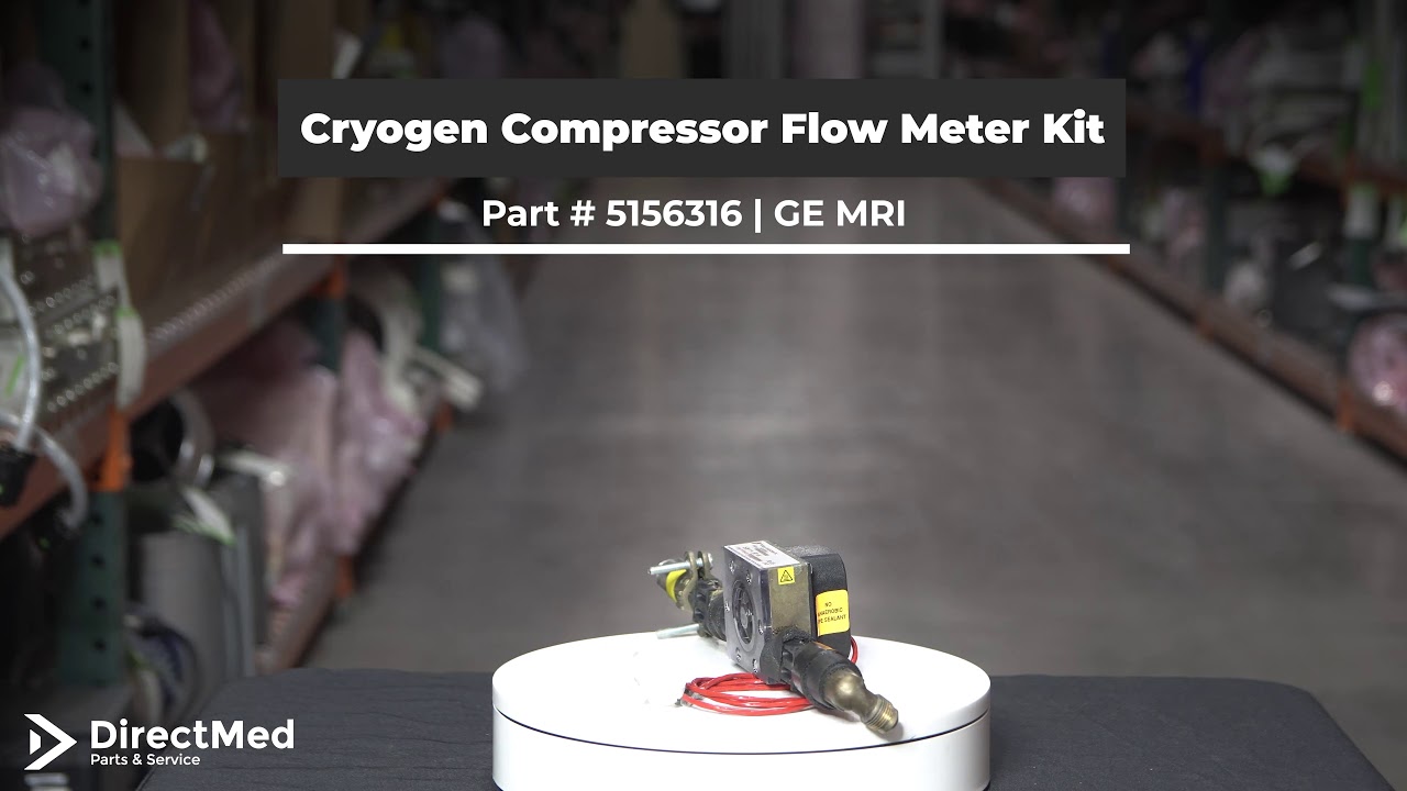 Cryogen Compressor Flow Meter Kit Part # 5156316 | GE MRI - YouTube
