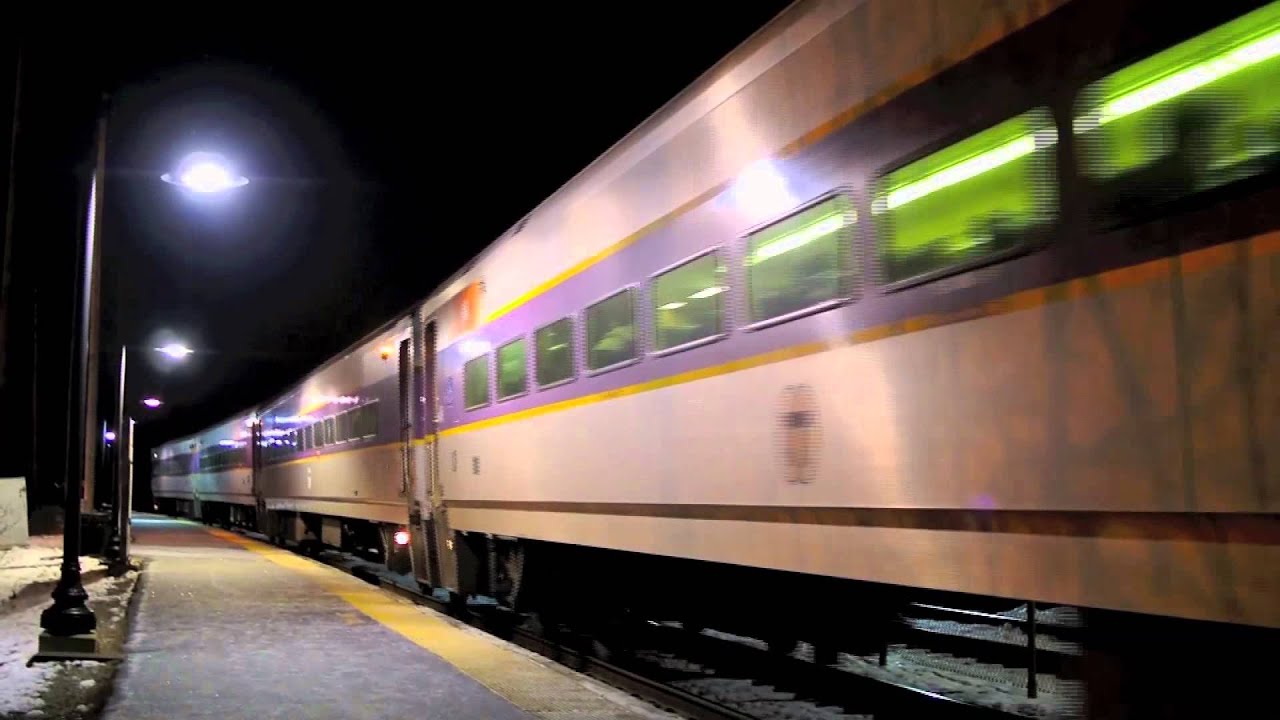MBTA Commuter Rail MP36PH-3C #011 at North Billerica - YouTube