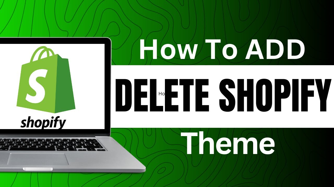 Shopify How To Delete A Shopify Theme - YouTube
