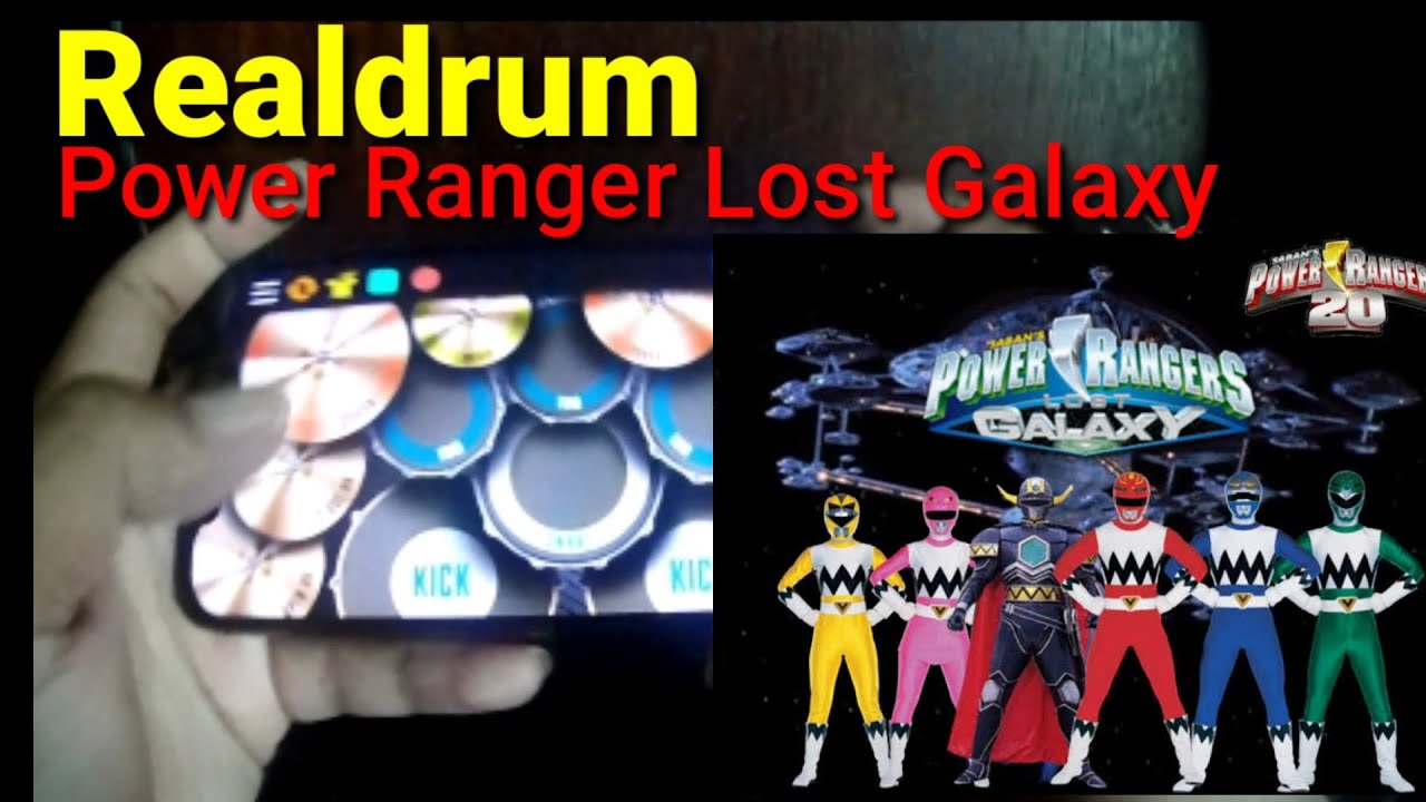 Opening Power Ranger Lost Galaxy | Realdrum Cover - YouTube