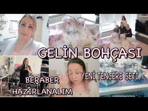 TEMİZLİK🧼/BAŞIMIN BELASI // BERABER HAZIRLANALIM //GELİN BOHÇASI // GÜNLÜKVLOG// YENİ TENÇERE SETİM