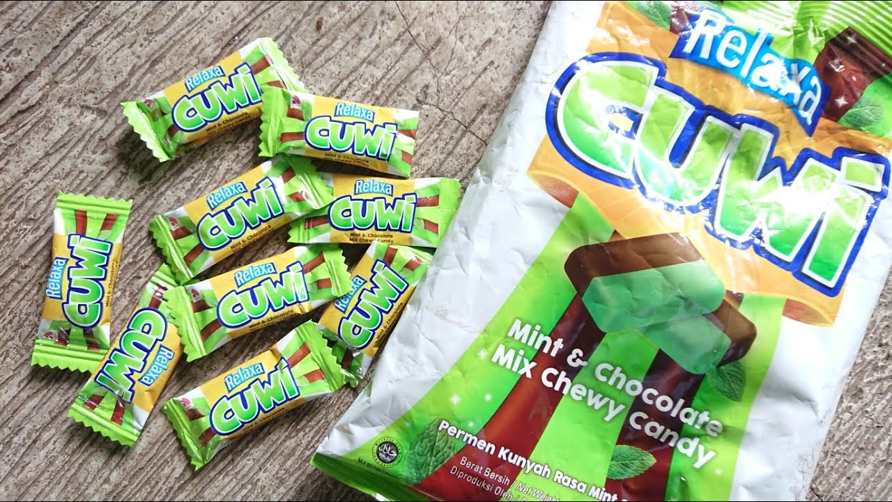 Permen 2 Rasa - Permen Relaxa Cuwi Rasa Mint dan Coklat - YouTube