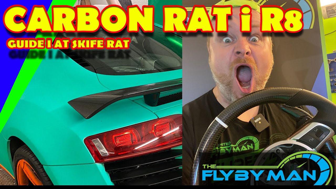 SINDSSYGT CARBON RAT I AUDI R8 (GUIDE i at skifte rat) - YouTube