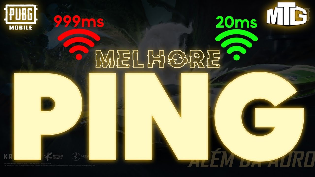 COMO MELHORAR O PING NO PUBG MOBILE - YouTube