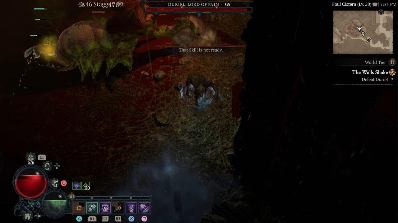 Diablo IV Wolf Pack Vs Duriel - YouTube