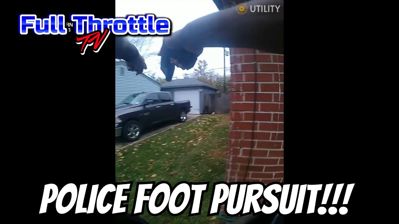 Police Foot Pursuit! - YouTube