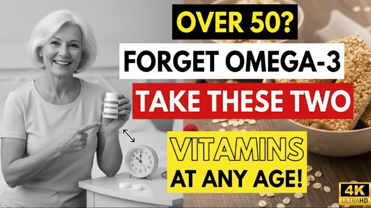 Over 50? Forget Omega-3 Supplements | Take These 2 Vitamins at Night ...