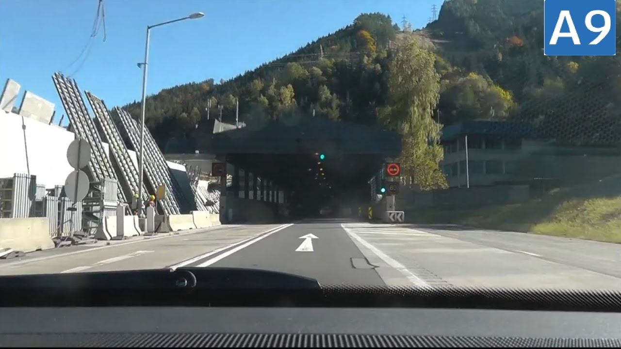 Gleinalmtunnel (8320 Meter) - A9 Pyhrn Autobahn - Steiermark - YouTube