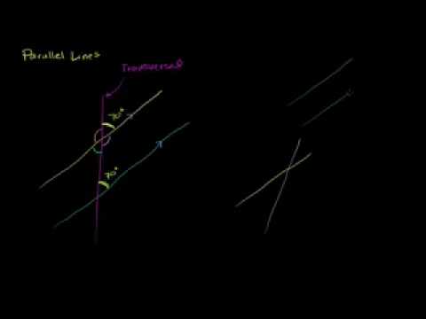 GEOMETRIA 4 ANGULOS FORMADOS POR LINEAS TRANSVERSALES Y PARALELAS - YouTube