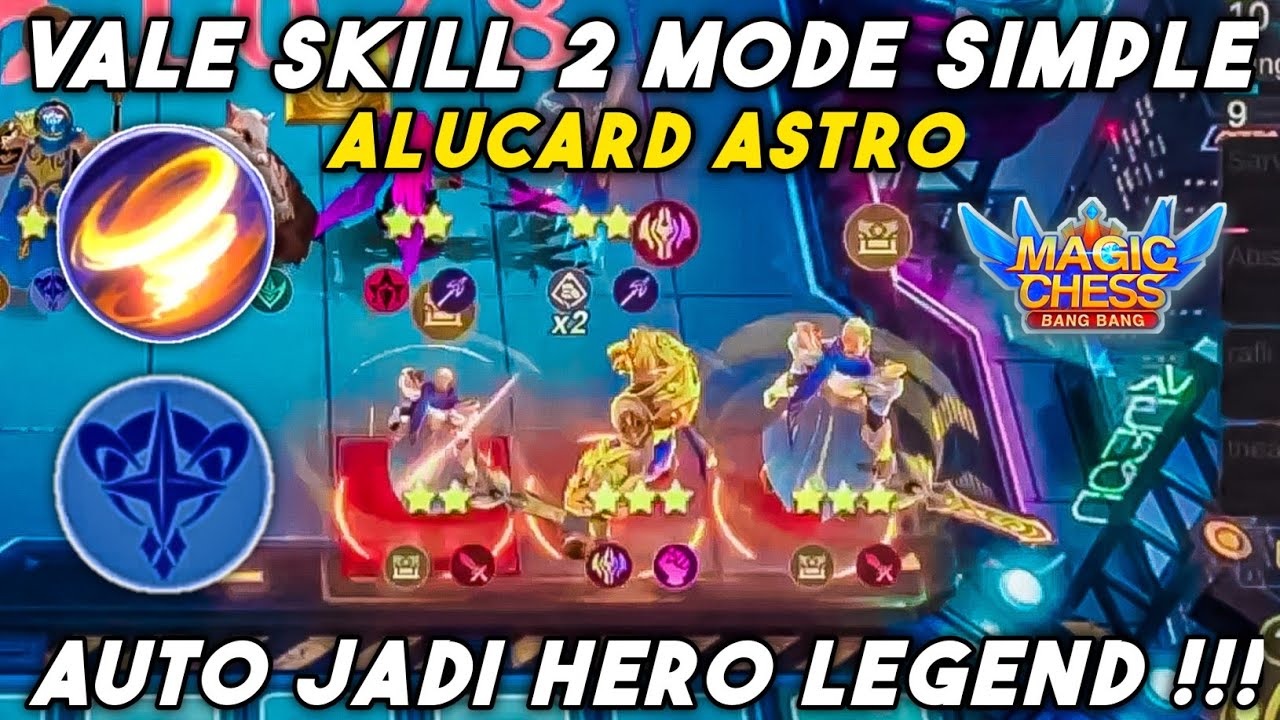 TUTORIAL VALE SKILL 2 !!! COMMANDER PALING SERU BUAT DIMAINKAN Magic ...