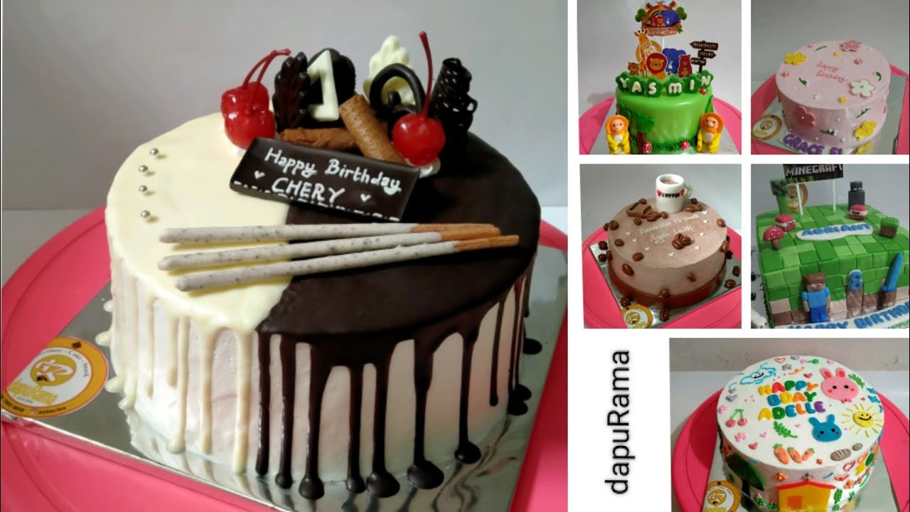 75 Model Kue Ulang Tahun Request Pembeli || Kue Ulang Tahun Anak ...