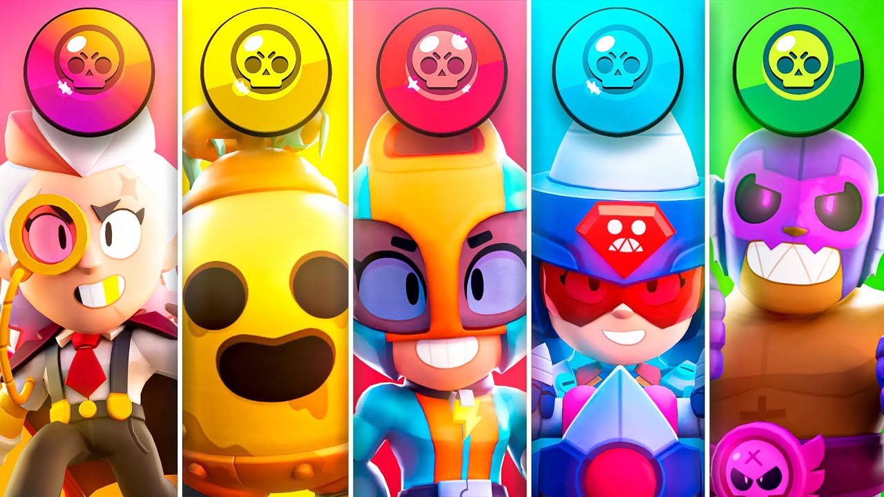 *NEW* 8 TIER GUN GAME in BRAWL STARS! - YouTube