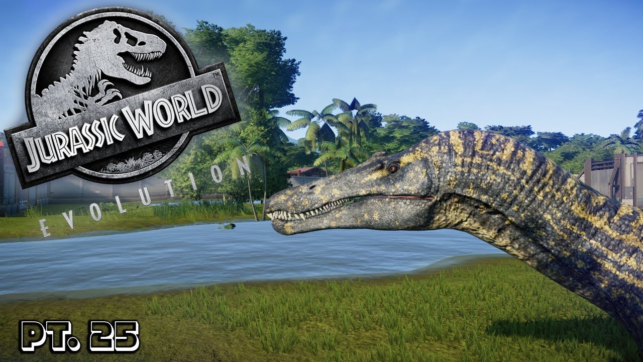SUCHOMIMUS EXHIBIT - Jurassic World Evolution (Gameplay) Pt. 25 - YouTube