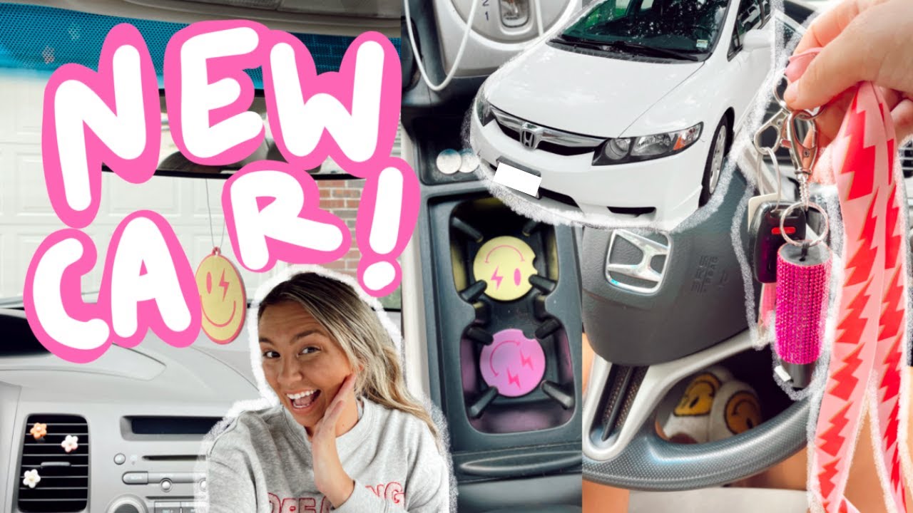 CAR TOUR, DECORATING MY CAR, + MORE! *Preppy Honda Civic!* - YouTube