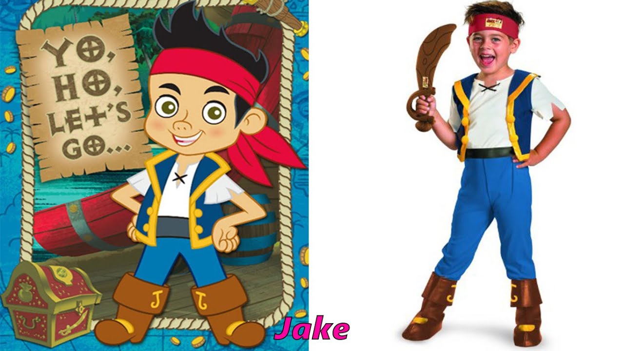 Jake and the Never Land Pirates Characters in Real Life - YouTube