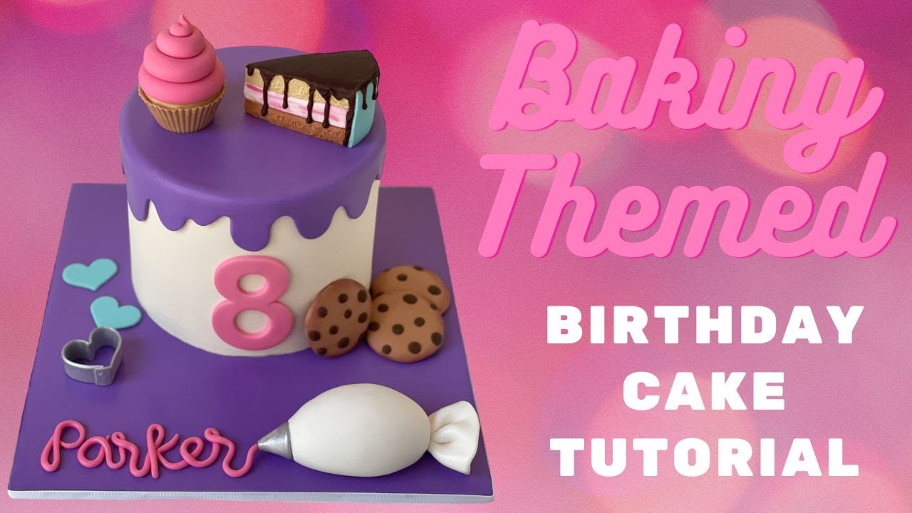 Baking Themed Cake Tutorial - YouTube