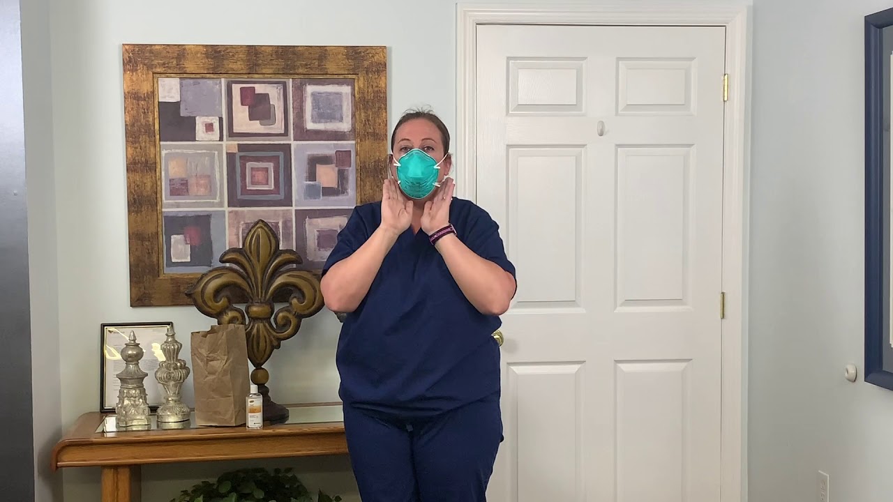 Donning and Doffing of the N95 Mask - YouTube
