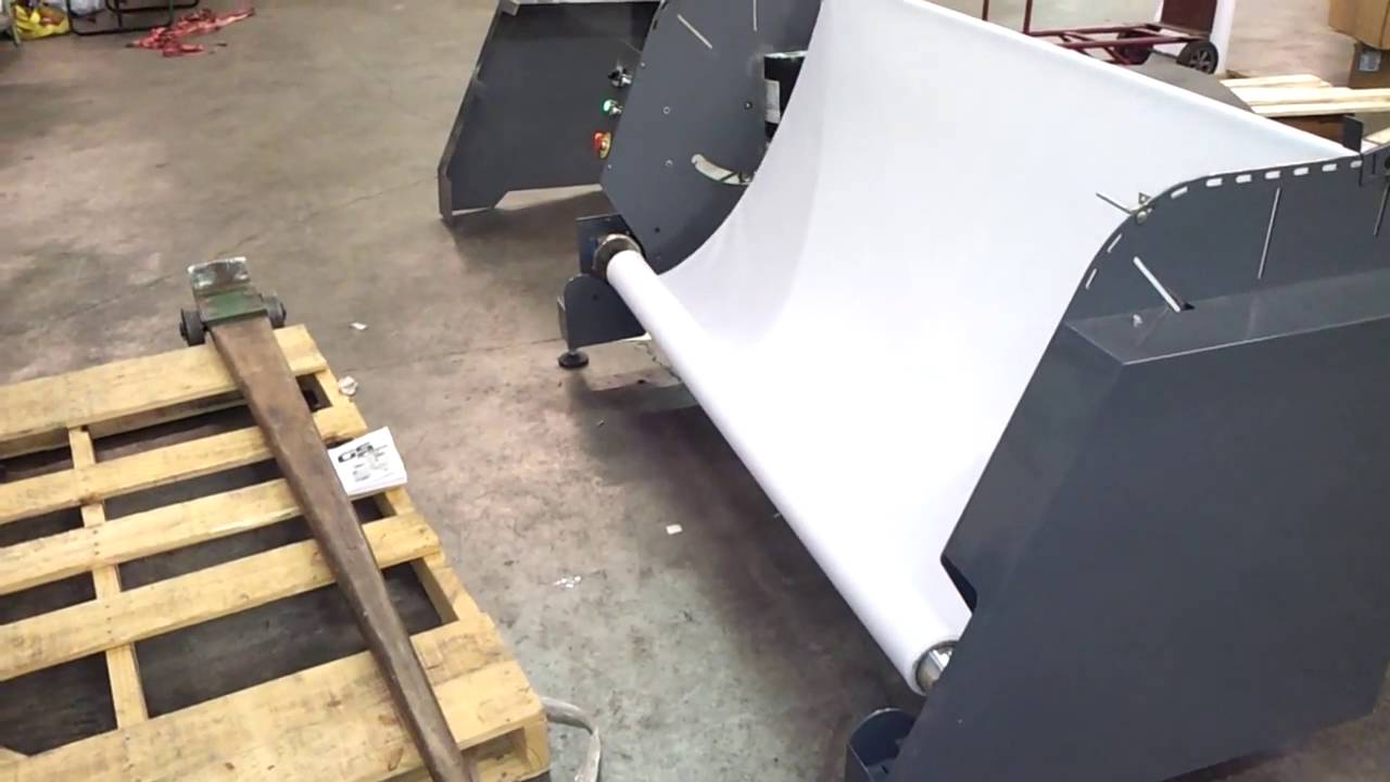 Powered Fabric Unwind Gerber Cutting Table - YouTube