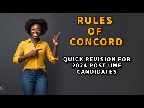 English Rules of Concord Made Easy. You Will Never Miss any Question ...