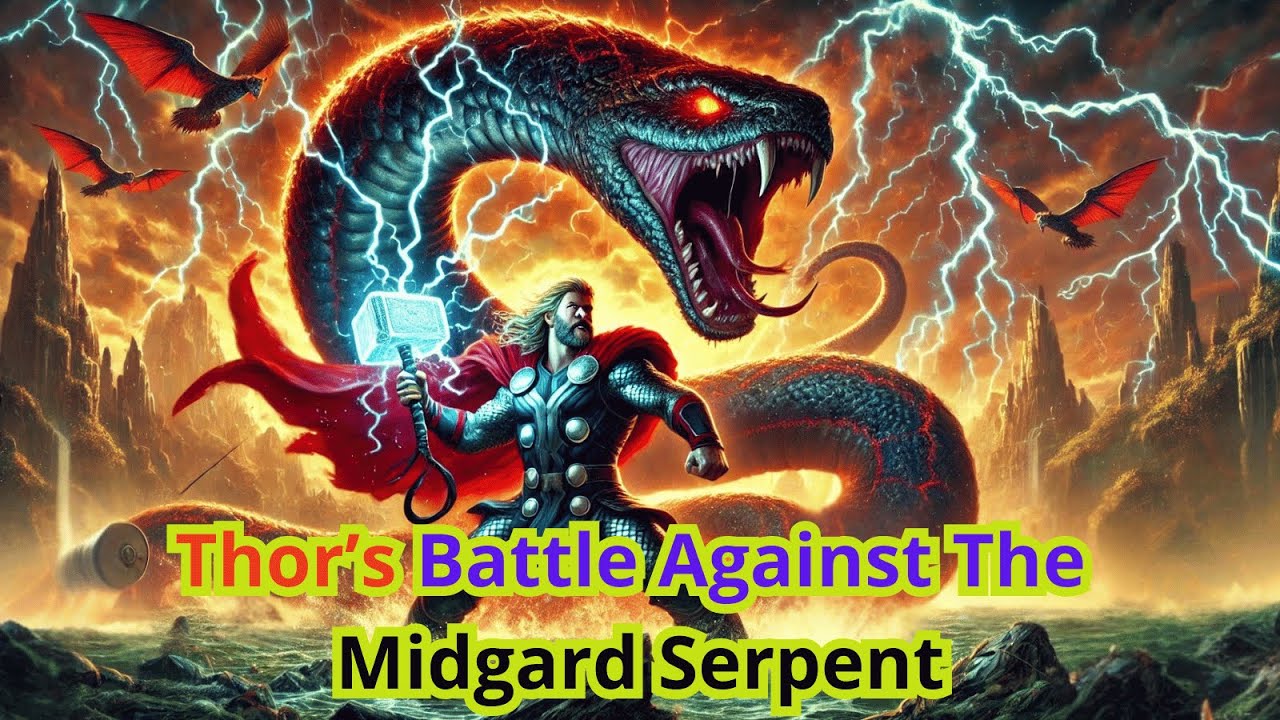 Ragnarok Unleashed: Thor’s Epic Battle Against the Midgard Serpent ...