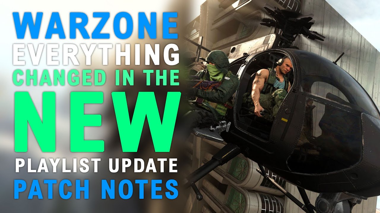 Modern Warfare Warzone Updates: Every Change In Today's Update! - YouTube