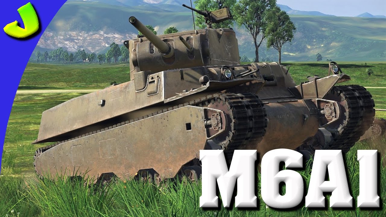 War Thunder- M6A1 Realistic Gameplay ( American Heavy Revisited ) - YouTube