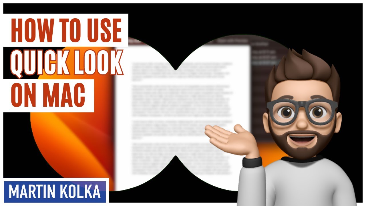 How to Use Mac Quick Look - YouTube