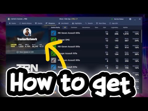 How to get/download Fortnite tracker and live stats