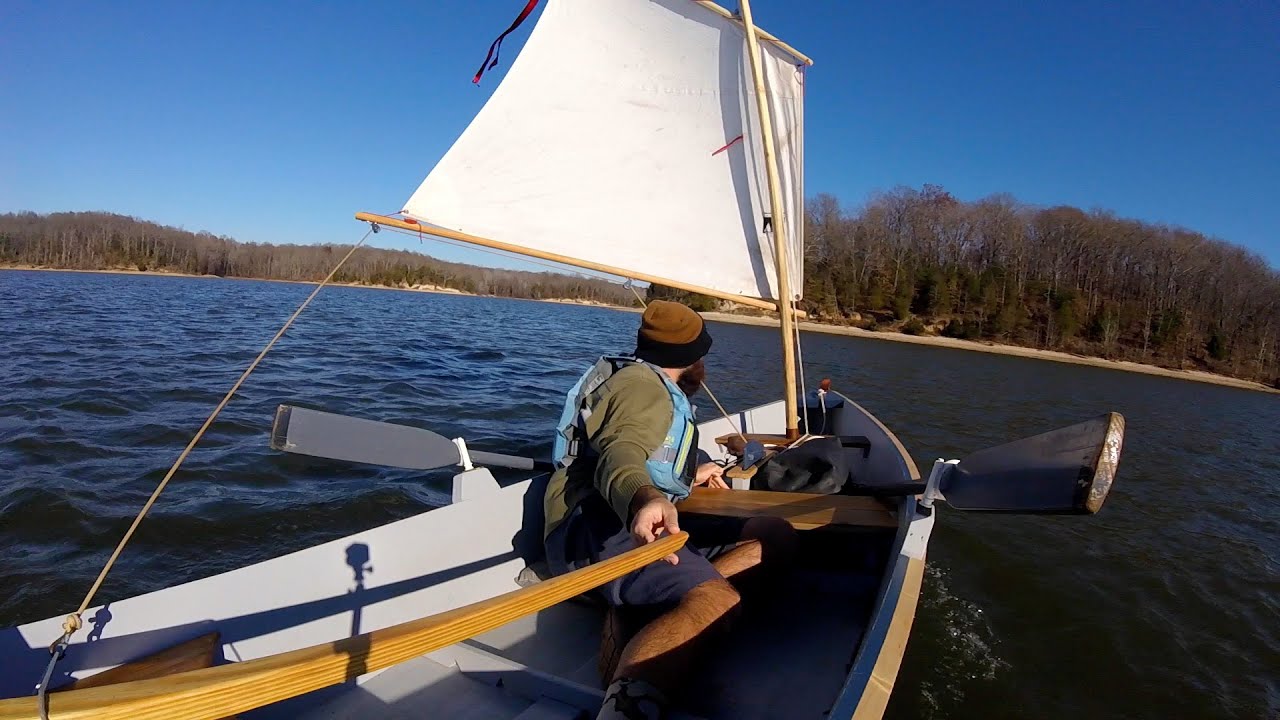 12ft Skiff Just Sailing - YouTube